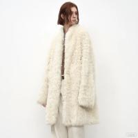 China Faux Persian Lamb Fur Coat for sale