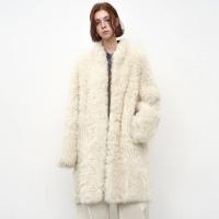 China Faux Persian Lamb Fur Coat for sale