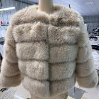 China Super Classic Fur Puffer Jacket  Ladies Faux Fur Coat Europe America for sale