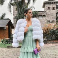 China Super Classic Fur Puffer Jacket  Ladies Faux Fur Coat Europe America for sale