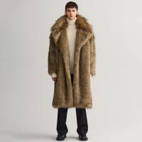 China XL XXL Winter Faux Fur Coat Mens Cardigan Europe America Big Fluffy Coat Men for sale