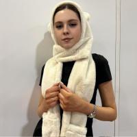 China Synthetic Polyester Hats  Lightweight  Faux Fur Scarf Hat Playful Charm for sale