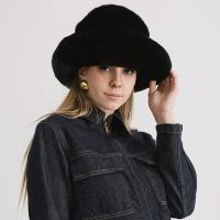 China Machine Washable  Polyester Hats 7.5cm Anti Static  Faux Fur Hats for sale