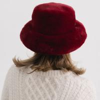 China Machine Washable  Polyester Hats 7.5cm Anti Static  Faux Fur Hats for sale