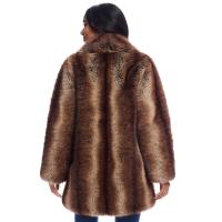 China Raccoon-skin Imitation Faux Fur Coat for sale