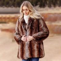 China Raccoon-skin Imitation Faux Fur Coat for sale
