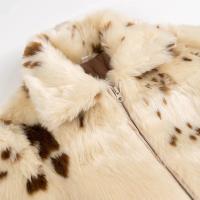 China Women’s Cow Faux Fur Jacket for sale
