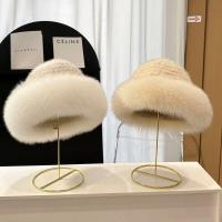 China Faux Mink Faux Fox Fur Warm Fisherman Hats for sale