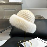 China Faux Mink Faux Fox Fur Warm Fisherman Hats for sale