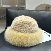China Faux Mink Faux Fox Fur Warm Fisherman Hats for sale