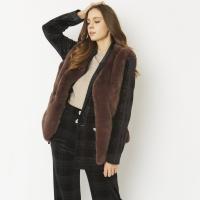 China Sensual Faux Rabbit Fur Waistcoat for sale