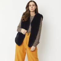 China Sensual Faux Rabbit Fur Waistcoat for sale