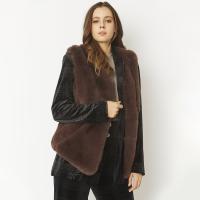 China Sensual Faux Rabbit Fur Waistcoat for sale