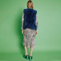 China Sensual Faux Rabbit Fur Waistcoat for sale