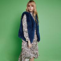 China Sensual Faux Rabbit Fur Waistcoat for sale