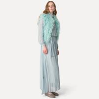 China Cotton Candy Faux Fur Waistcoat for sale