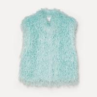 China Cotton Candy Faux Fur Waistcoat for sale