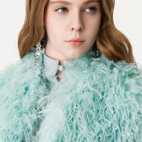 China Cotton Candy Faux Fur Waistcoat for sale