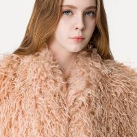 China Cotton Candy Faux Fur Waistcoat for sale