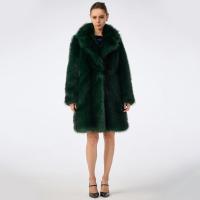 China Emerald Customizable Colors Cruelty-Free Festive Appeal Faux Fur Coat Luxury Vegan Outerwear for sale
