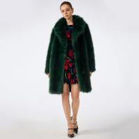 China Emerald Customizable Colors Cruelty-Free Festive Appeal Faux Fur Coat Luxury Vegan Outerwear for sale