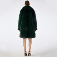China Emerald Customizable Colors Cruelty-Free Festive Appeal Faux Fur Coat Luxury Vegan Outerwear for sale
