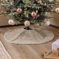 China Natural Faux Fur Christmas Tree Skirt Chloe Faux-Fur Stocking for sale