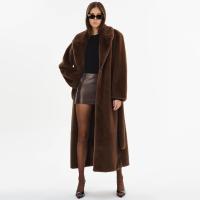 China Women’s Oversized Faux Fur Maxi Coat for sale