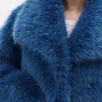 China Skyblue Faux Fur Jacket for sale