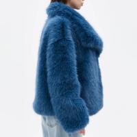 China Skyblue Faux Fur Jacket for sale