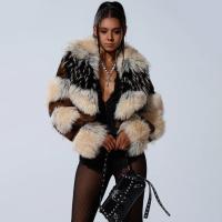China Portia Cropped Faux Fur Jacket for sale