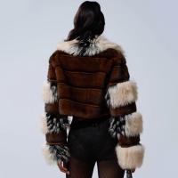 China Portia Cropped Faux Fur Jacket for sale