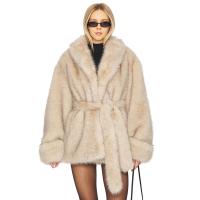 China Womens Mink Faux Fur Coat for sale