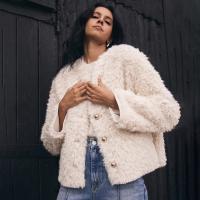 China Neutral Faux Fur Jacket for sale