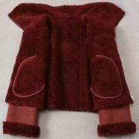 China Faux Chamois Leather Faux Sheep Fur Biker Jacket for sale