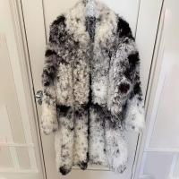China Custom Sizing 100% Polyester Round Collar Faux Fur Coat for Women - Timeless Luxury Outerwear for sale