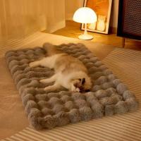 China Plush Faux Rabbit Fur Pet Blanket - Machine Washable Hypoallergenic Custom Sizes for Ultimate Pet Comfort for sale