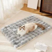 China Plush Faux Rabbit Fur Pet Blanket - Machine Washable Hypoallergenic Custom Sizes for Ultimate Pet Comfort for sale