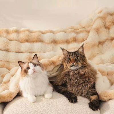 China Faux Rabbit Fur Pet Quilt for sale