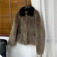 China High Insulation Customizable Colors Regular Fit Faux Fur Jacket with Lapel Design for sale