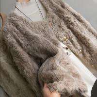 China Glossy Faux Persian Lamb Fur Jacket for sale