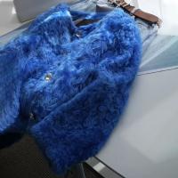 China Glossy Faux Persian Lamb Fur Jacket for sale