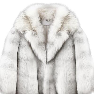 China High Abrasion Resistance Faux Fur Coat with High Insulation and Animal Friendly Design for sale