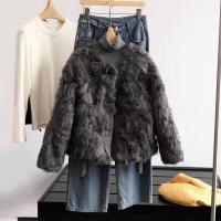 China Soft Gemstone Faux Persian Lamb Fur Jacket for sale