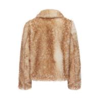 China Leopard print Deer Print Faux Fur Jacket for sale