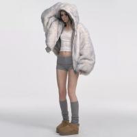 China Double Sided Faux Fur Suede Pilot Jacket for sale