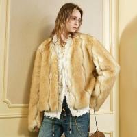 China Animal Print Faux Fur Short Coat for sale