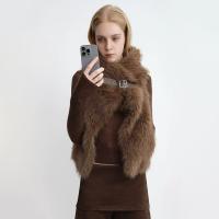 China One Piece Cutting Faux Fur Vest for sale