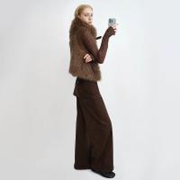 China One Piece Cutting Faux Fur Vest for sale