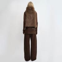 China One Piece Cutting Faux Fur Vest for sale